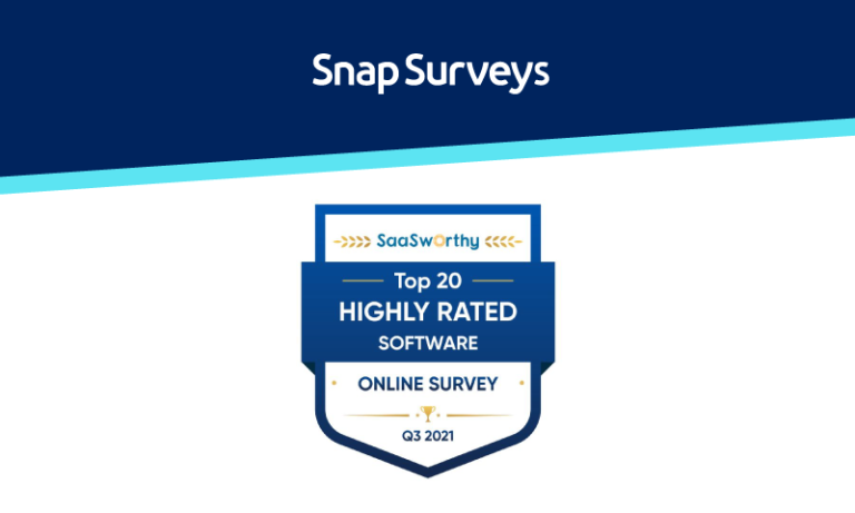 Snap Surveys ranked “highly rated” by Saasworthy - Snap Surveys