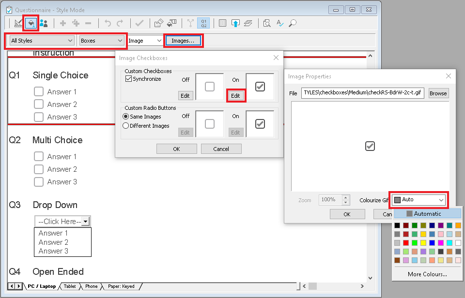 Creating a branded survey template | SnapSurveys