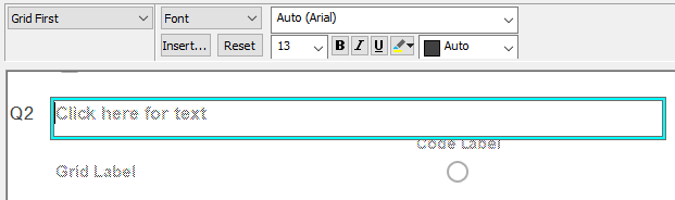Inserting Grid questions | SnapSurveys