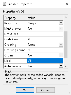 Masking code boxes | SnapSurveys
