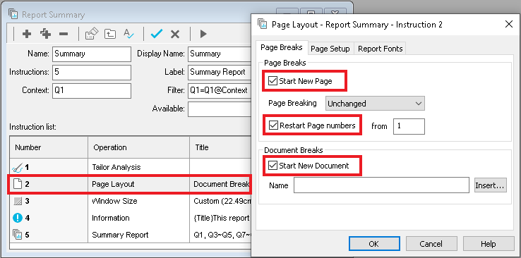 Running the Summary report to context | SnapSurveys