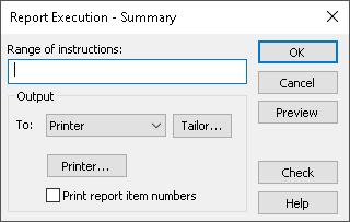 Running the Summary report to context | SnapSurveys