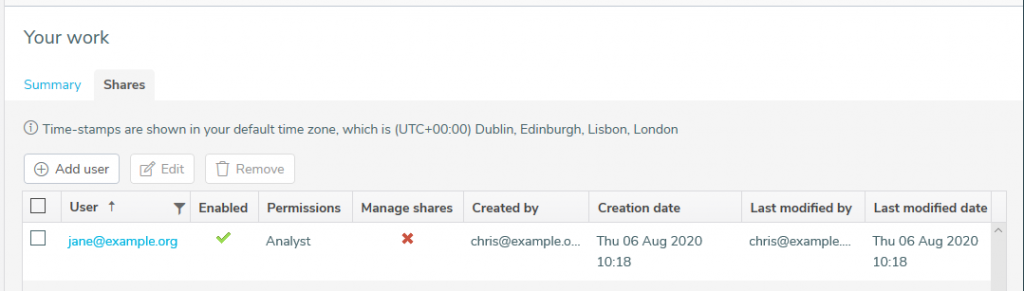How to share all your work | SnapSurveys