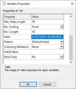 Formatting your scanning questionnaire | SnapSurveys