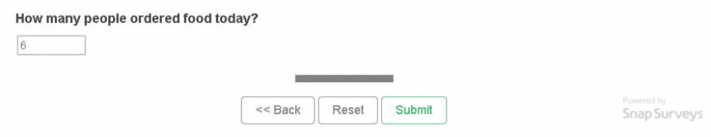 Setting an initial value | SnapSurveys