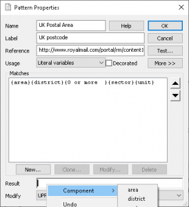 Using patterns to categorise postcodes by postal area | SnapSurveys
