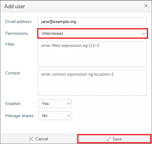 Setting up surveys for interviewing with the Interviewer app | SnapSurveys