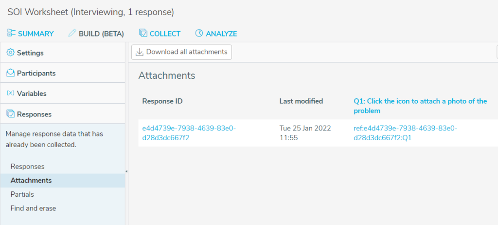 Providing a photo response in Interviewer using AttachIt | SnapSurveys