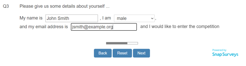 Inline questions | SnapSurveys