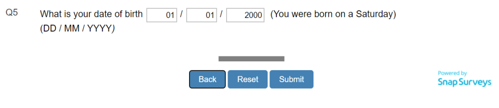 Inline questions | SnapSurveys