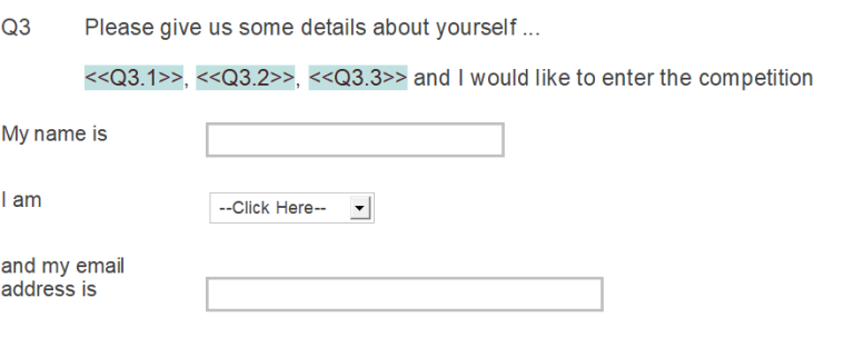 Inline questions | SnapSurveys