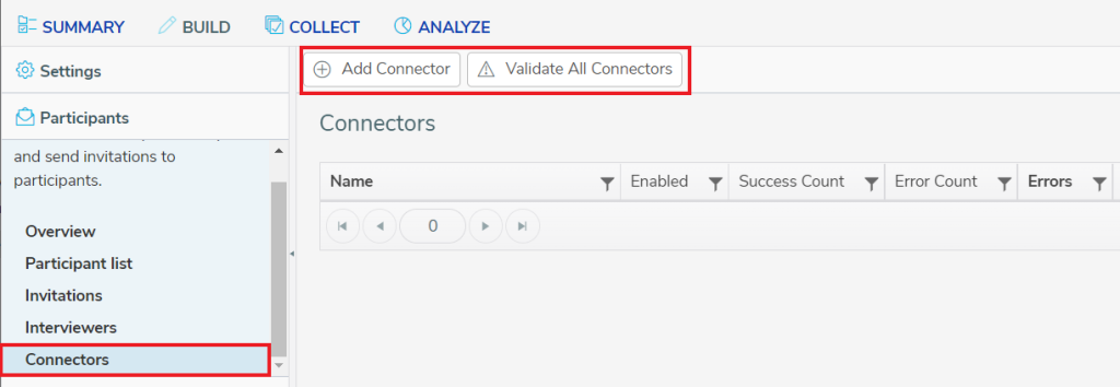 Connectors | SnapSurveys