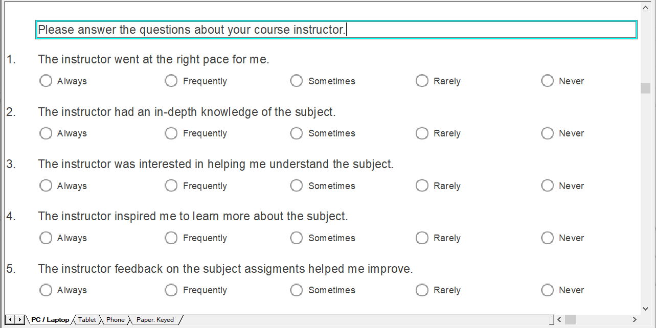 Randomising the order of your questions | SnapSurveys