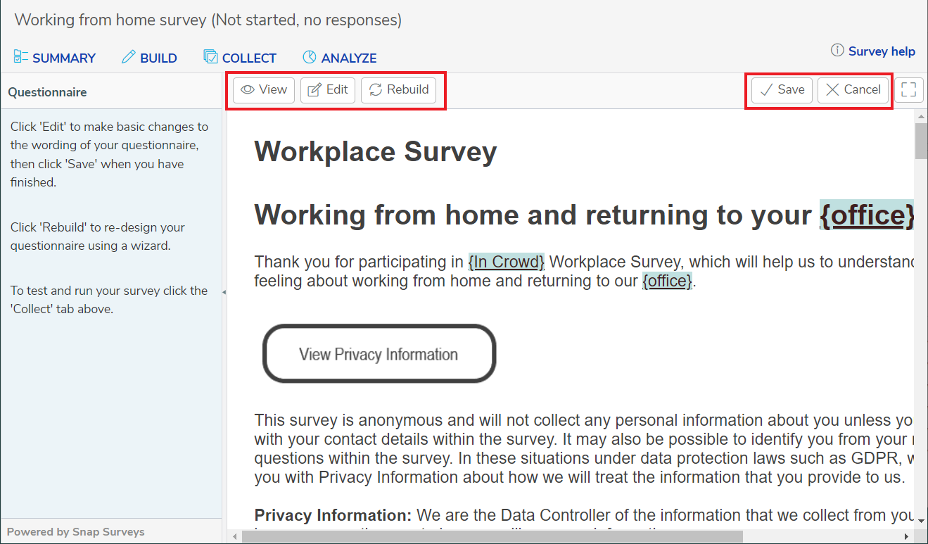 Workplace Survey guide | SnapSurveys