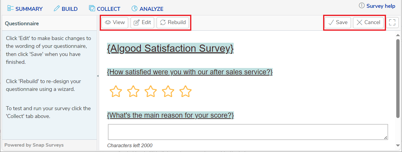 5 Star Rating Survey guide | SnapSurveys