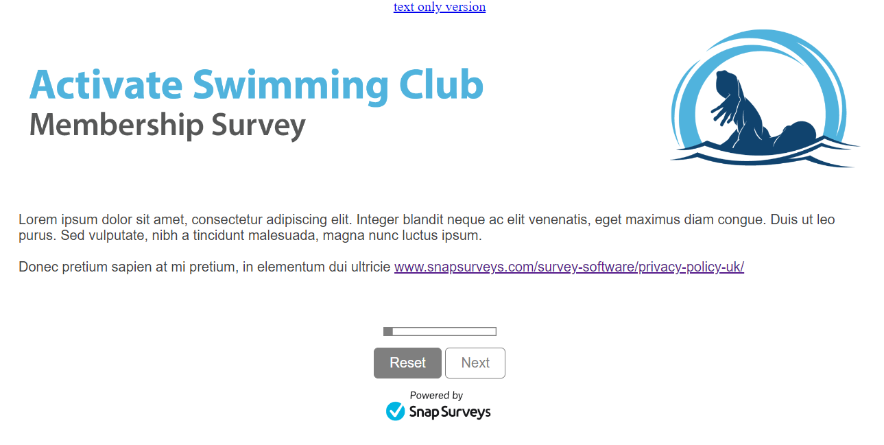 Using the Single Edition Template | SnapSurveys