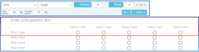 Grid Questions | SnapSurveys