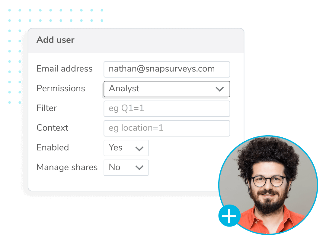 Collaborate with your team or client | Snap Surveys