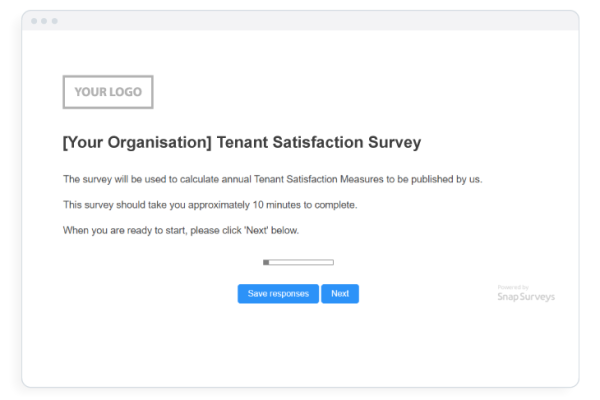Tenant Satisfaction Measures survey | Snap Surveys
