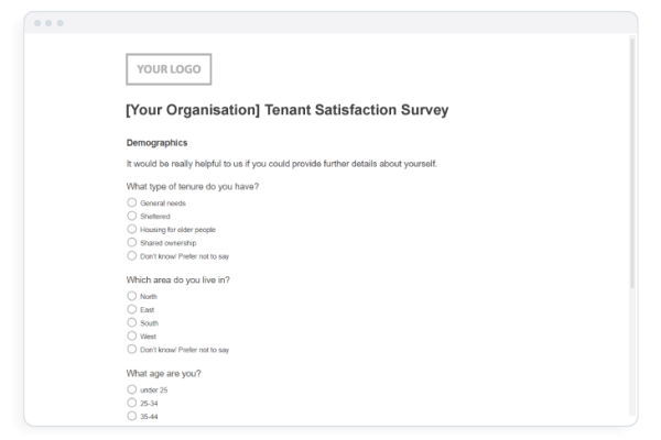 Tenant Satisfaction Measures survey | Snap Surveys