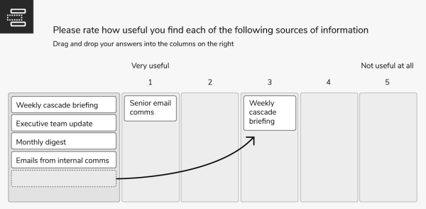 Survey question types - Snap Surveys
